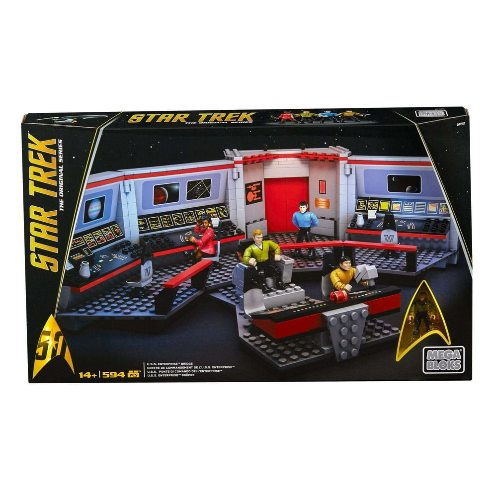 Mega Bloks Star Trek U.S.S. Enterprise Bridge Collector Construction ...