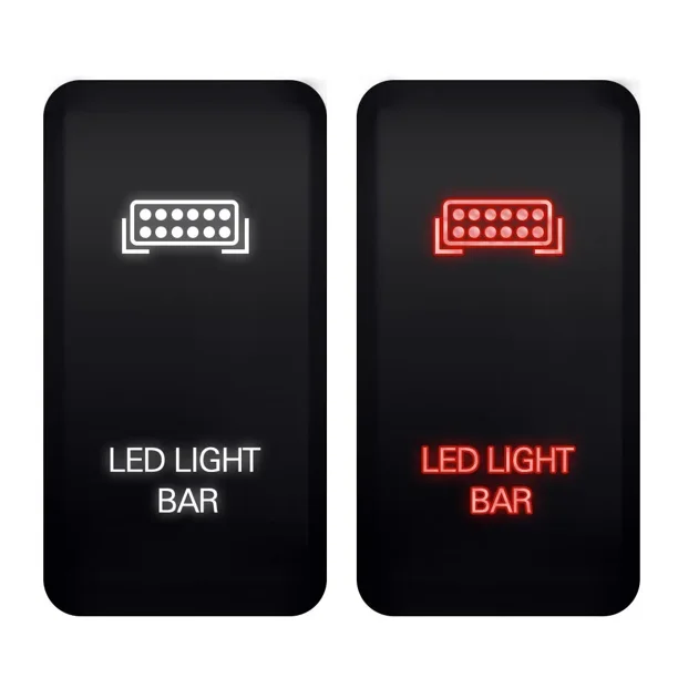 LED Light Bar Switch Push Button for Toyota Tacoma FJ Cruiser 4Runner ...