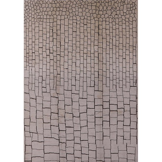 Ahgly Company Indoor Rectangle Mid-Century Modern Sandstone Brown Solid ...