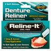 Reline-It Advanced Denture Reliner Kit for Upper & Lower Dentures, Easy ...