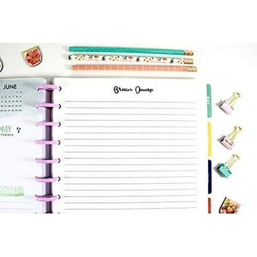 Goal Planner Inserts for 11 Disc Planners - Walmart.com