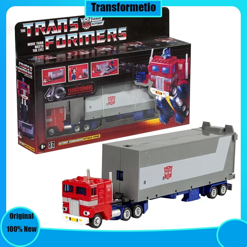 Transformation Original 40 años G1 Retro Optimus Prime con figura de ...