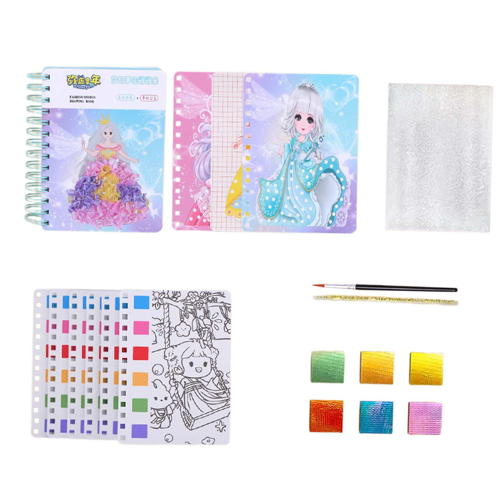 Sticker Activity Book Princess Dress up Stickers Educational Toys Kids ...