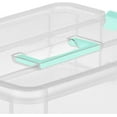 Transparent 2 Layer Stack & Carry Box, Plastic Bin with Latching Lid ...