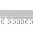Motorized Curtain Rod Track 13.78 FT White Aluminum Alloy Automatic Wi ...