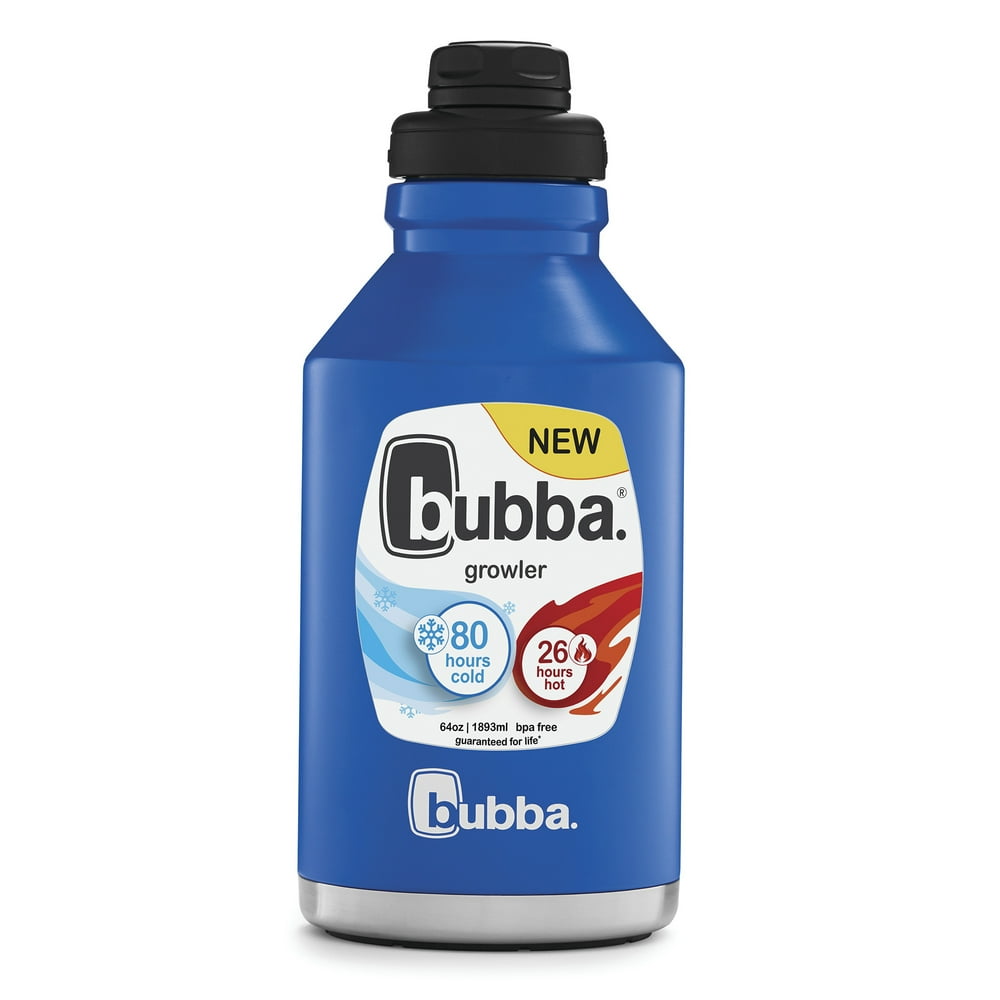 Bubba 64 Ounce Stainless Steel Vacuum Insulated Very Berry Blue Growler ...