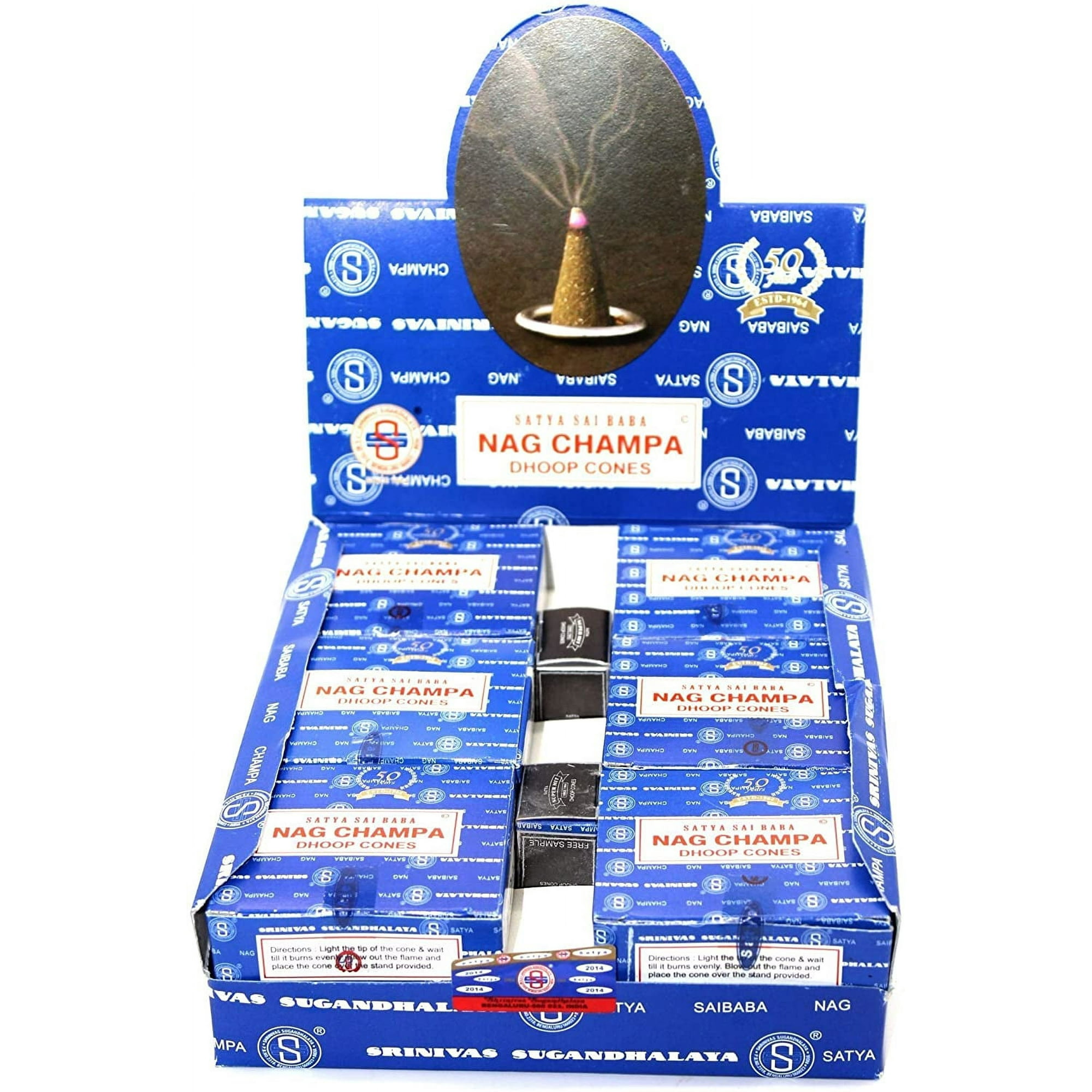 Click here for Nag Champa Satya Sai Baba Temple Incense Cones Car... prices