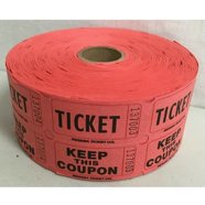 PM, PMC59005, Numbered Double-ticket Roll, 2000 / Roll, White - Walmart.com