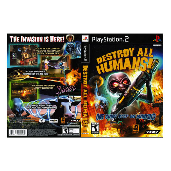 Pre-Owned Destroy All Humans - Playstation 2 PS2 - Walmart.com