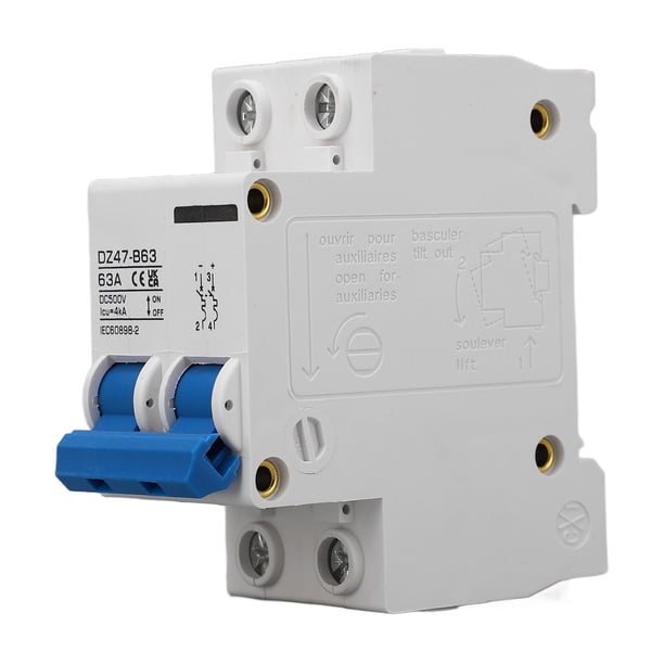 Home MCB, Circuit Breaker Type B High Quick Tripping Modular Design For ...