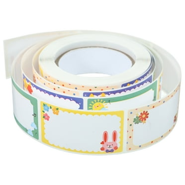 Hemoton Stickers Name Tag Adhesive Blank Sticker Self Price Labels Tags ...