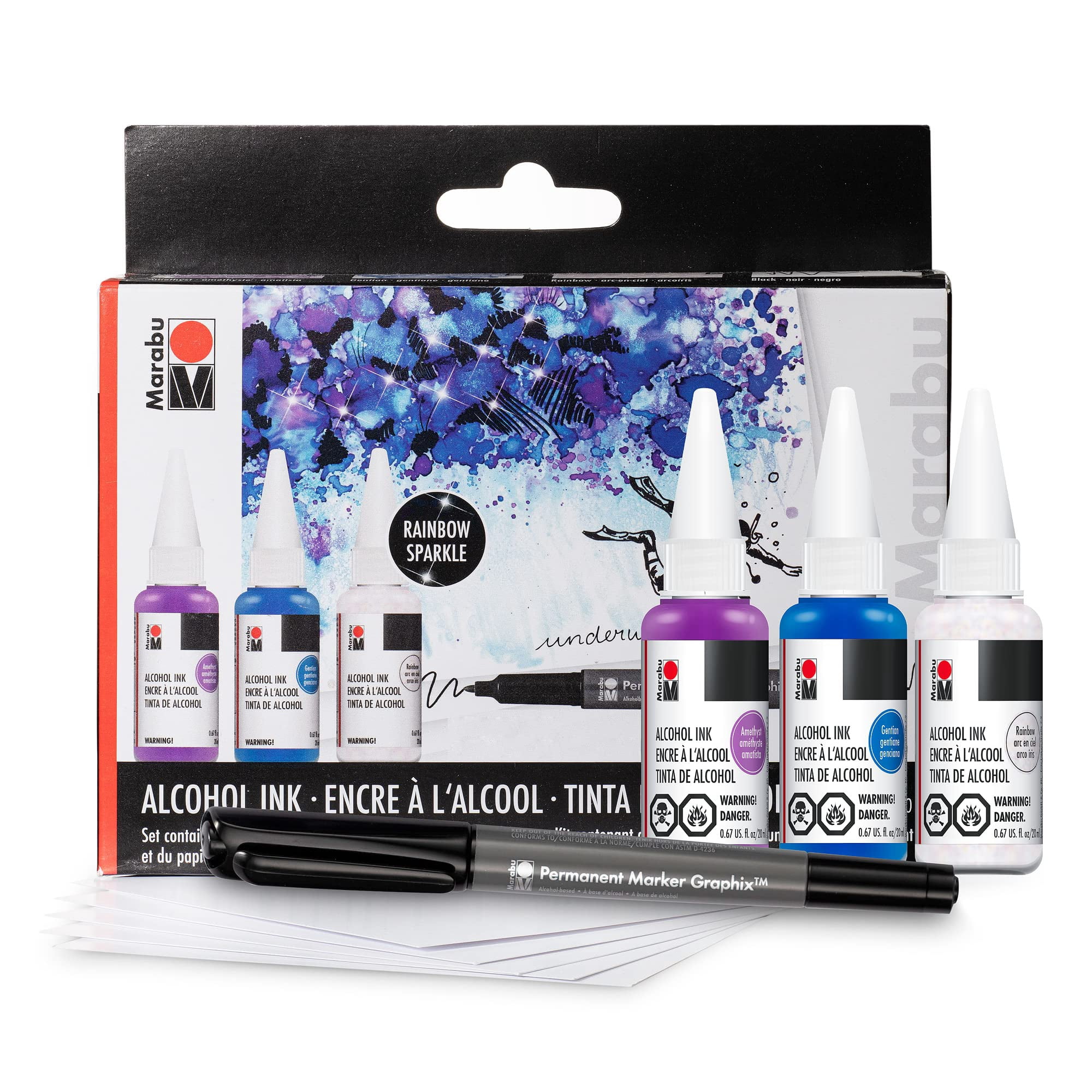 Click here for Marabu Alcohol Ink Starter Kit - Amethyst  Gentian... prices