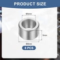 Uxcell 8 Pcs Sleeve Bearings 5 x 8 x 5mm (ID x OD x Length), 52100 ...