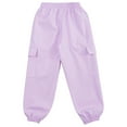 Kaerm Kids Girls Joggers Casual Cargo Pants High Waist Jazz Hip Hop ...