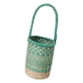 1 Pack Handwoven Seagrass Storage Basket with Handle, Large Decorative ...