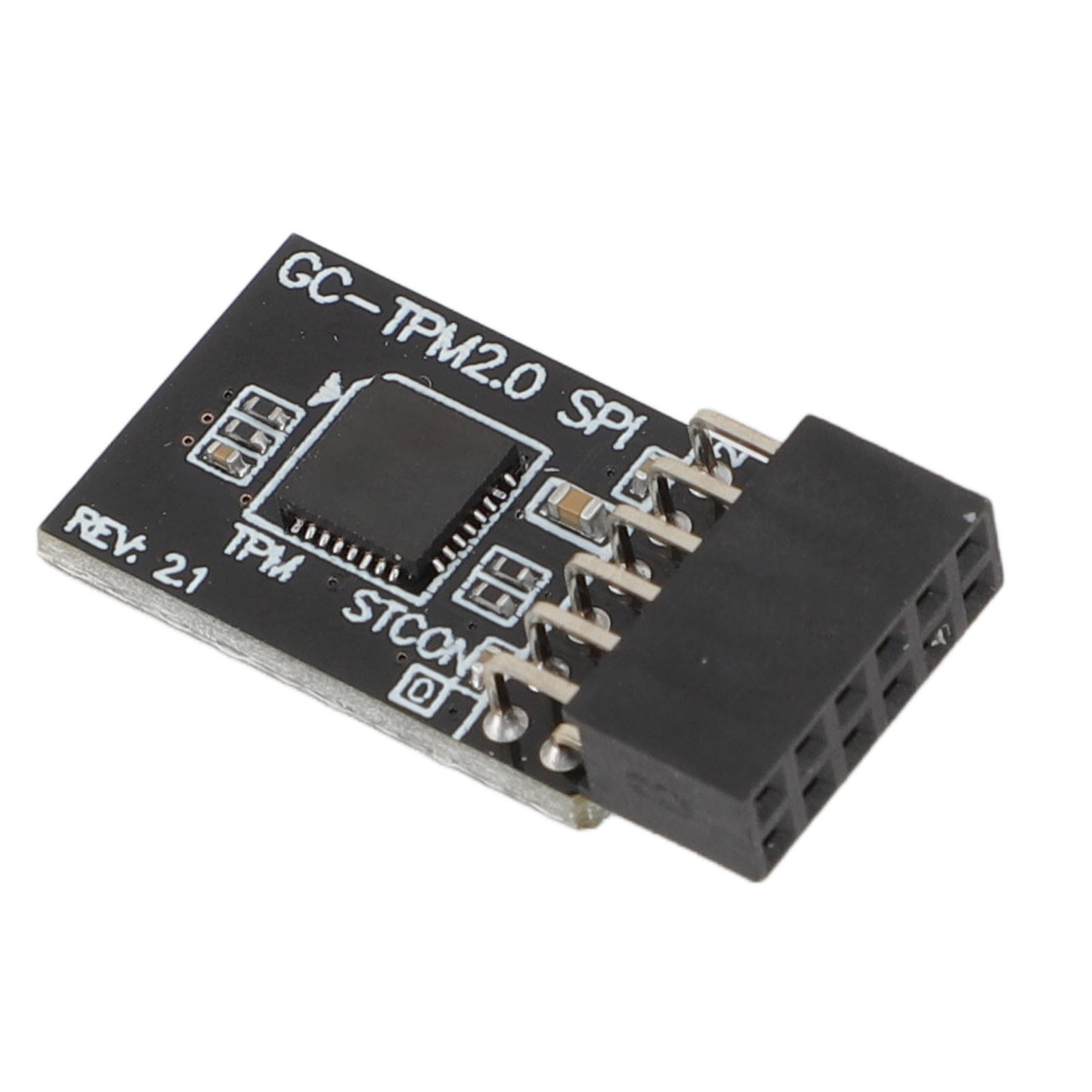 TPM Remote Card Module, GA 12-1 Pin SPI Interface Plug and Play TPM 2.0 Encryption Security ...