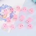 Giaone 6Pcs Mini Piggy Resin Pig Garden Luminous Pigs Figures Miniature ...