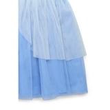 Disney Princesses Girls Cinderella Cosplay Dress with Puff Sleeves ...