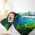 Castle Fairy Cartoon Axolotl Full Size Comforter Sets,Ocean Salamander ...