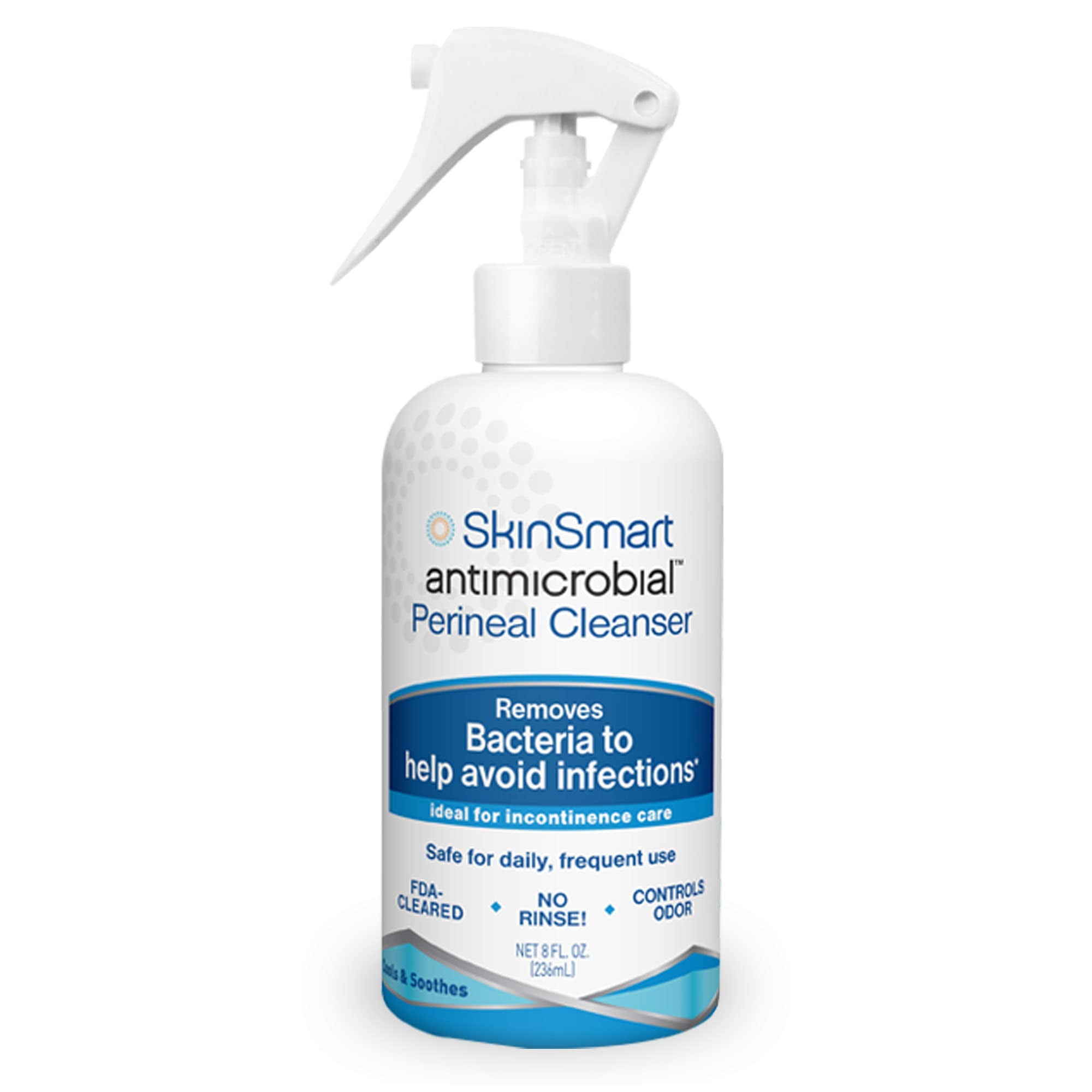 Limpiador perineal antimicrobiano SkinSmart, ideal para el cuidado de ...