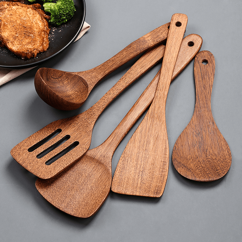 Click here for Zolthera Wooden Spatula Set - Non-Stick Safe Utens... prices