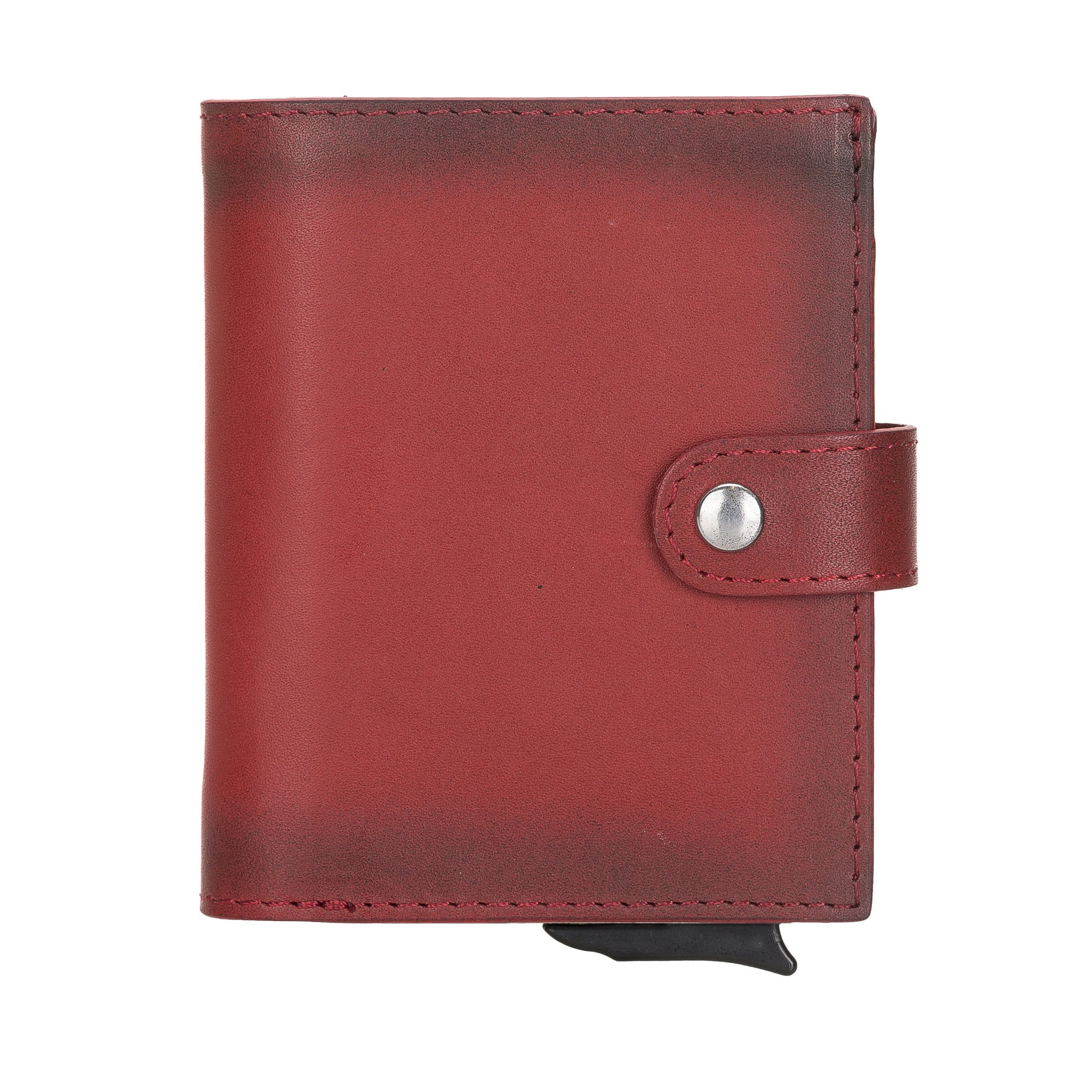 Palermo Smart Handcrafted Full Grain Leather Wallet & Mechanical Card ...