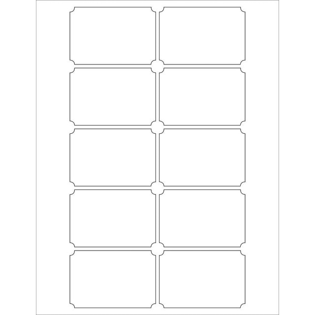 Royal Green Self-Adhesive Label Sheets 3x2 inch White Shipping Labels ...