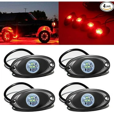 Car Neon Light Kit, iMountek 8 Pods RGB LED Rock Lights with Double ...