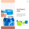 Splash-proof Lids for Cans Beer Soda Saver Plastic Bottle Caps Pop ...