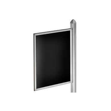 Azar 17"(H) x 11"(W) Curved Metal Floor Sign Holder 300888 - Walmart.com