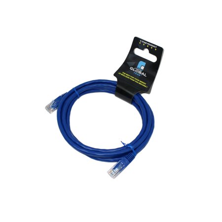 GlobalTone 7ft CAT6 Ethernet Network Cable T568B Blue | Walmart Canada