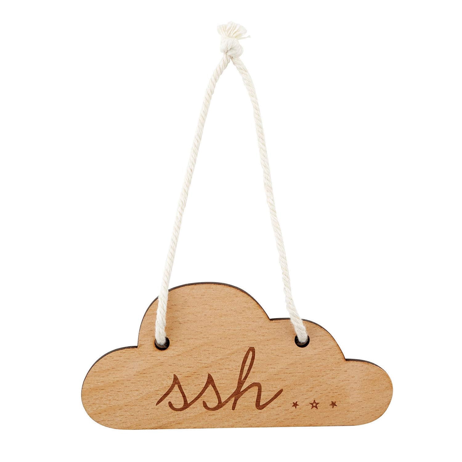 Ssh Cloud-Shaped Hanging Wood Sign | Do Not Disturb Wood Door Hanger ...