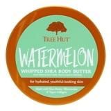 Tree Hut Shea Whipped Body Butter, Lightweight Hydration for Soft, Smooth Skin, Watermelon, 8 ...