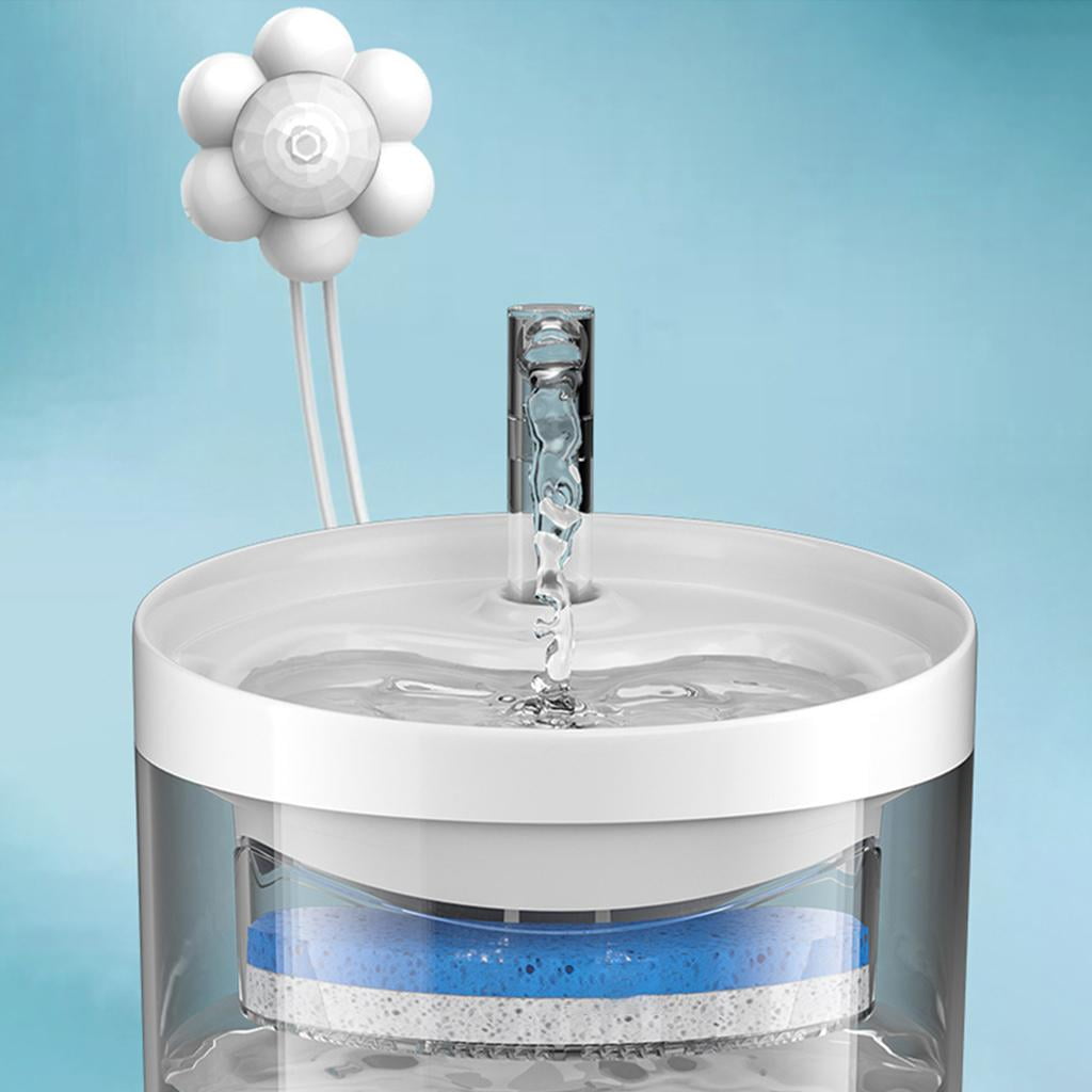 Water Fountain Automatic USB Sensor Fountain Silent Accessories Outside ...