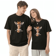 Be You Giraffe Wearing Glasses Graphic Tee for Men and Women Funny Cute ...