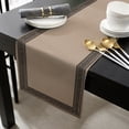 Black Brown Greek Key Table Runner 70 Inches Long - Geometric Greece ...