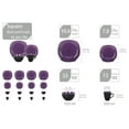 Stoneware Square 16pc Dinnerware Set, Inside Shiny Purple and Outside ...