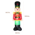 Fraser Hill Farm 10ft Inflatable Nutcracker w/ Lights - Walmart.com