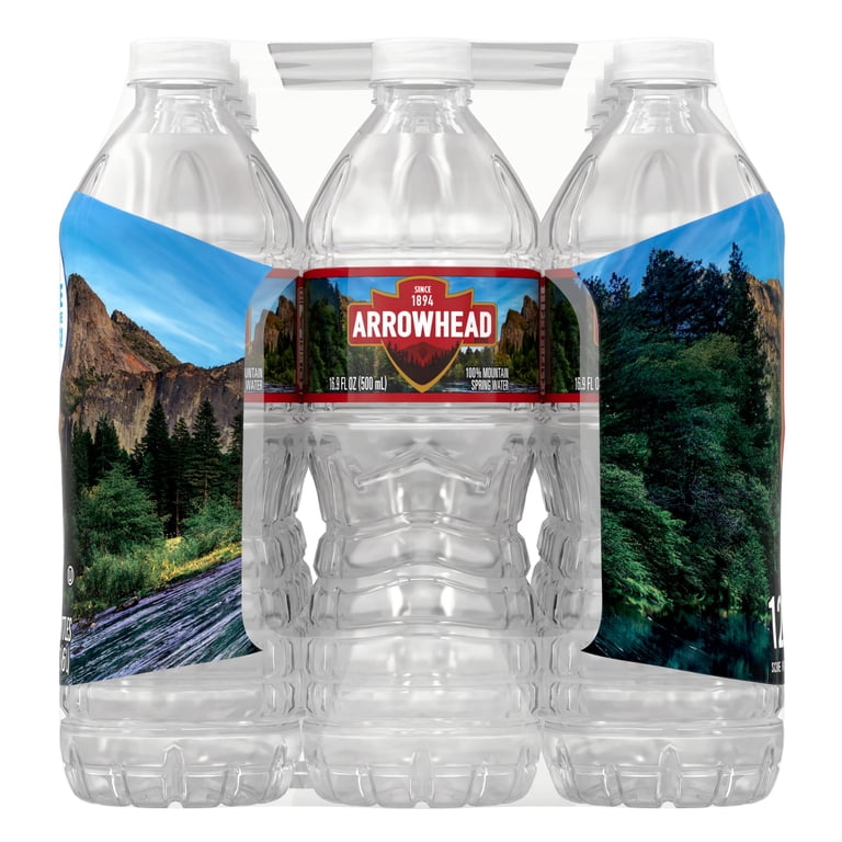 Qfc Arrowhead Mountain Spring Bottled Water 6 Bottles Spring Water
