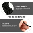 Himition Stainless Steel Cable Bailing Wire 25m Coated Clothes Line ...