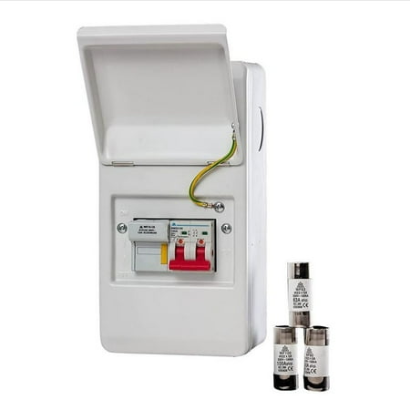 MYG 1Sets Metal Domestic Mains Fuse Switch with 63A/80A/100A fuses ...