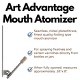 Art Advantage Mouth Atomizer Nickel Plated Brass Spray Tool - Walmart.com