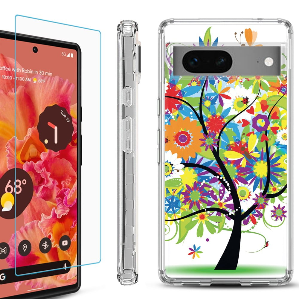 OneToughShield ® for Google Pixel 7a Shockproof Bumper Phone Case, with ...