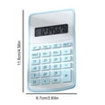 YZHMYR 8-Digit Standard Calculator Large Display Round Button Candy ...