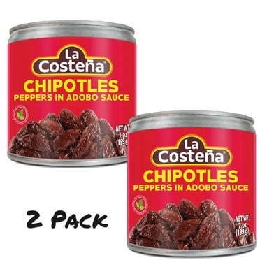 (2 pack) EMBASA Chipotle Peppers in Adobo Sauce, Shelf Stable, 7 oz ...