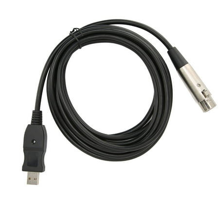 Audio Cable, USB To XLR Adapter Wire USB To XLR For Microphones Guitars ...