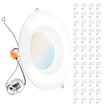4 Inch Square LED Retrofit Downlight (12 Pack), 11W 120V 750 Lumens ...