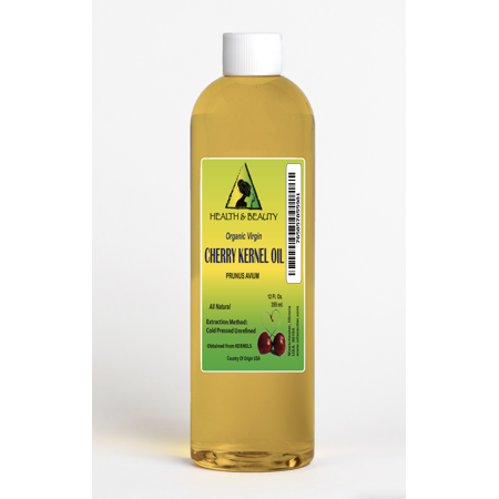 Cherry kernel oil unrefined virgin organic carrier cold pressed premium ...