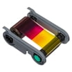 Evolis Pebble 4 ID Card Printer Ribbon, Full Color YMCKO, 200 Cards Per ...