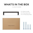 10 Pack Oil Rubbed Bronze 5 Inch Center Slim Square Bar Drawer Cabinet ...